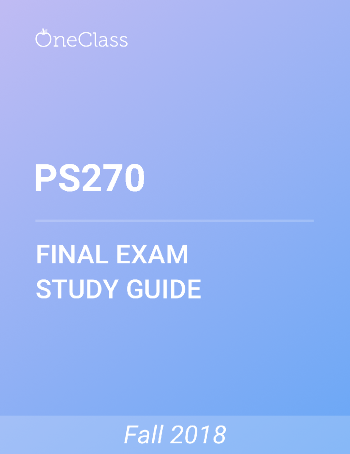 PS270 Final Review - PS May 24th, 2018 What it is Not - Social ...