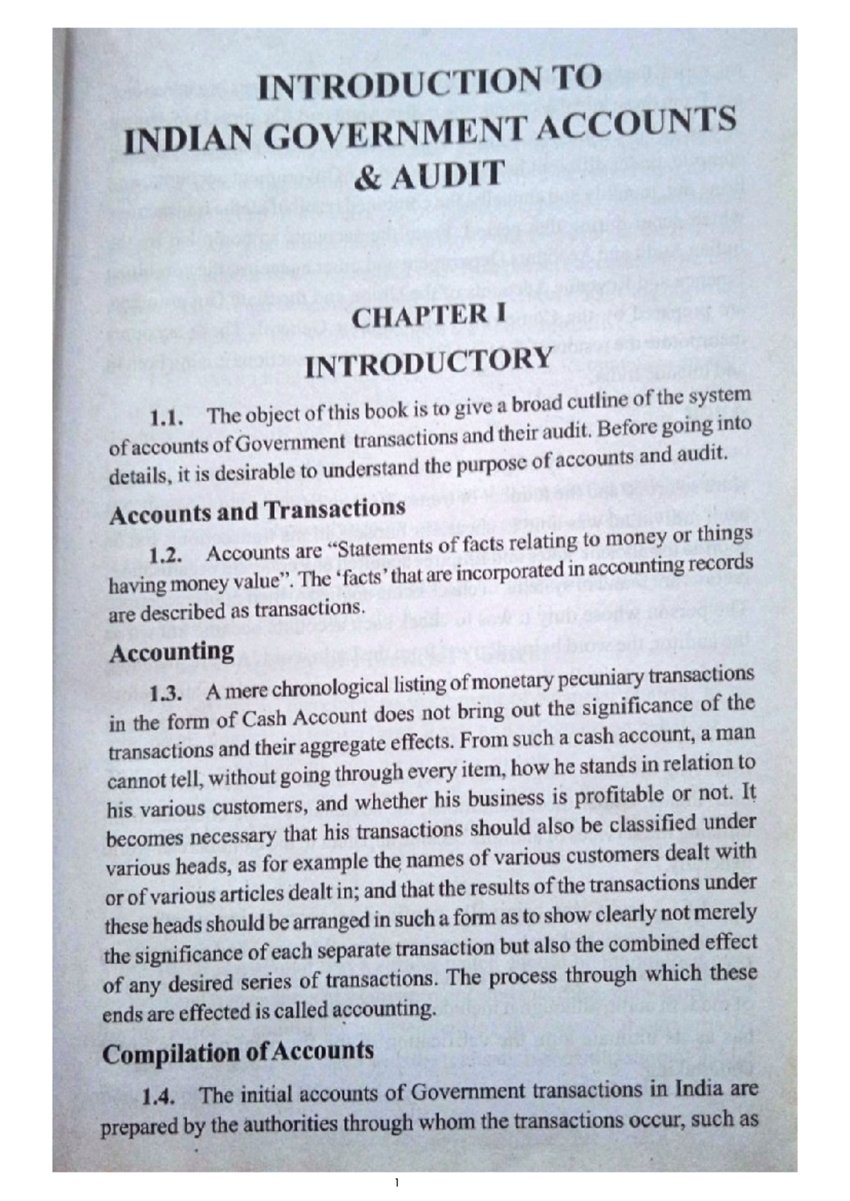 Introduction to Indian accounts and audit - Management Accountant - Studocu