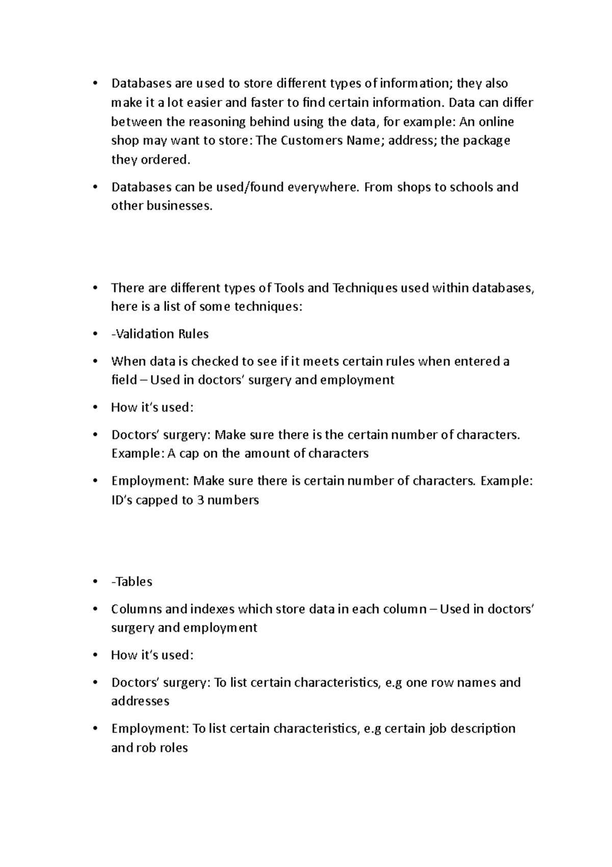 Database Assignment Part 2 - Studocu
