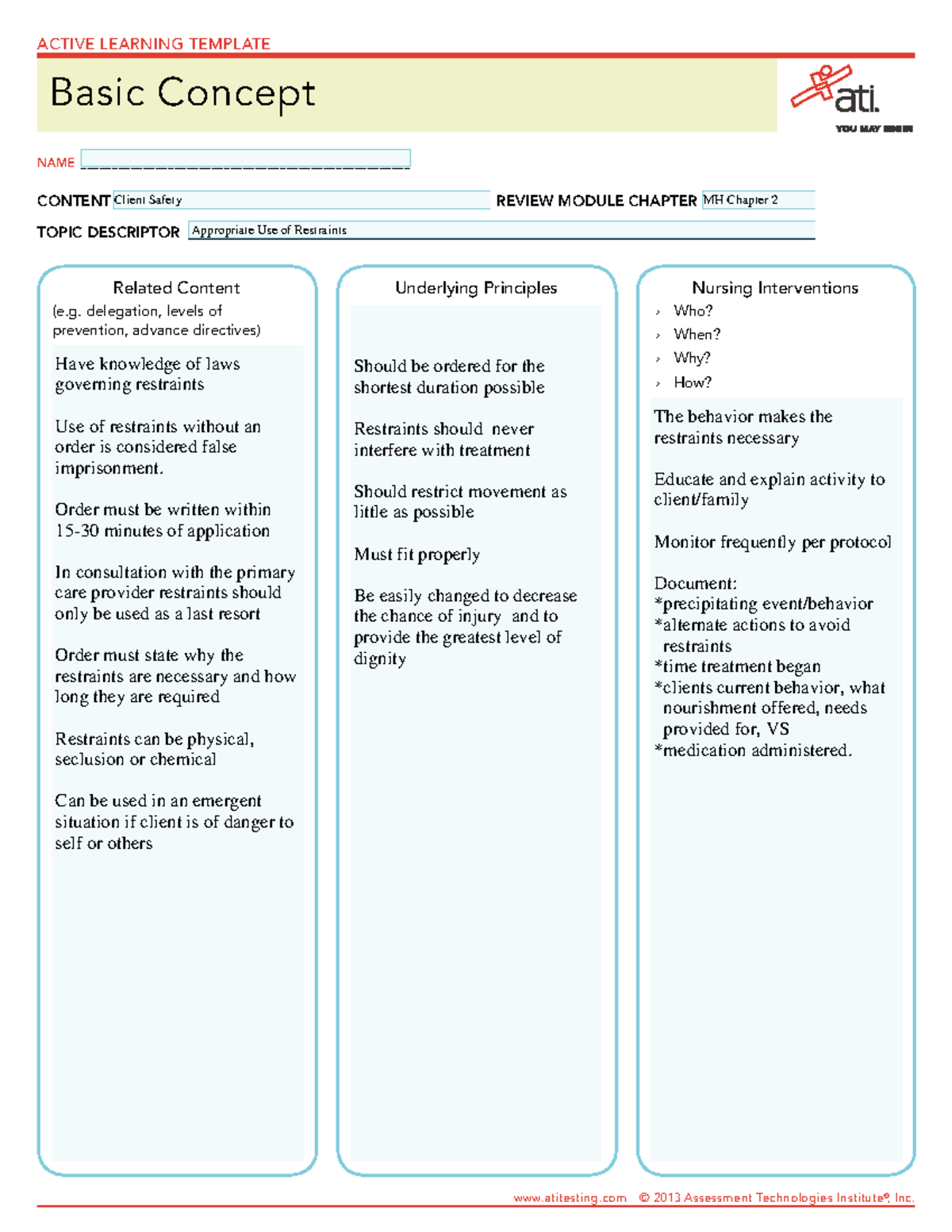 Basic Concept Completed 2022 - Related Content (e. delegation, levels ...