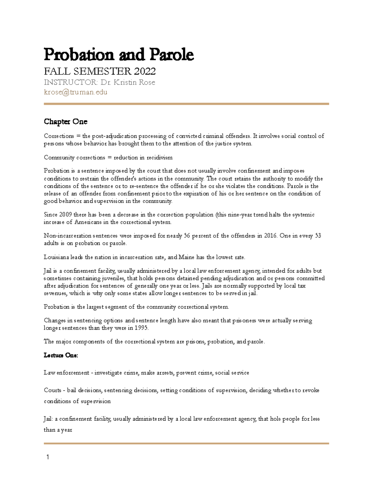 Intro Overview - This first section covers a lot of material including ...