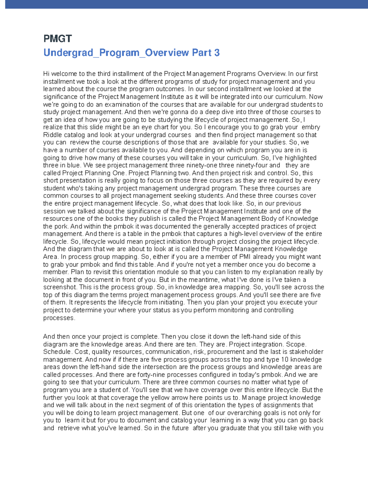 Undergrad Program Overview Part 3 - PMGT Undergrad_Program_Overview ...