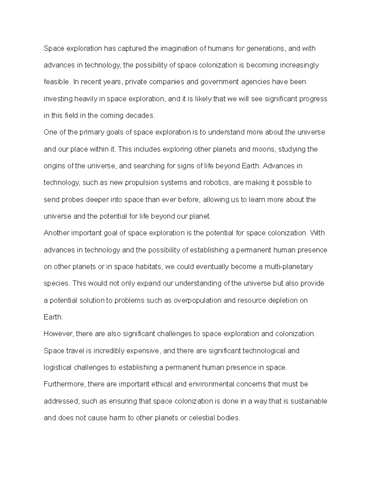 The Future of Space Exploration and Colonization - Space exploration ...