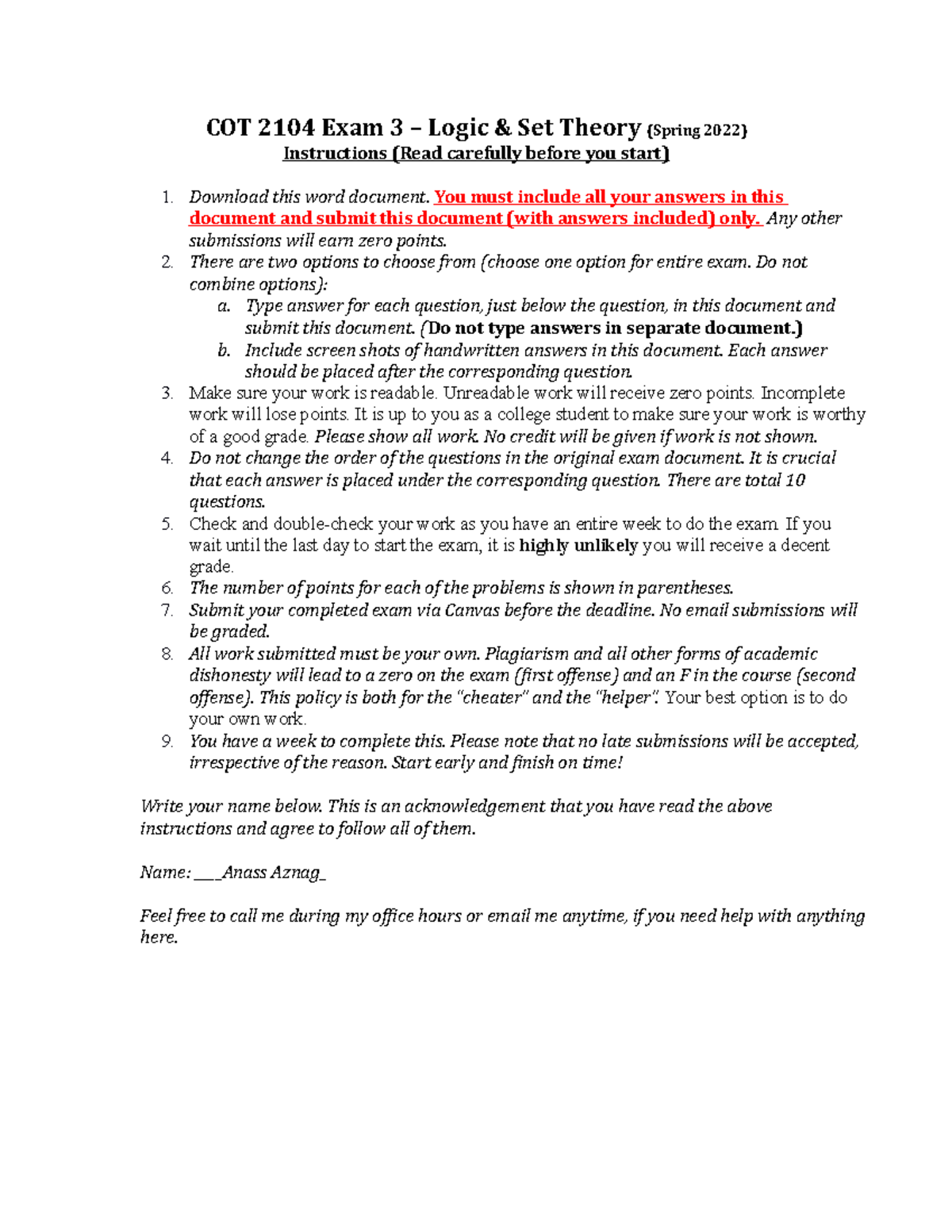 While You Wait Logic