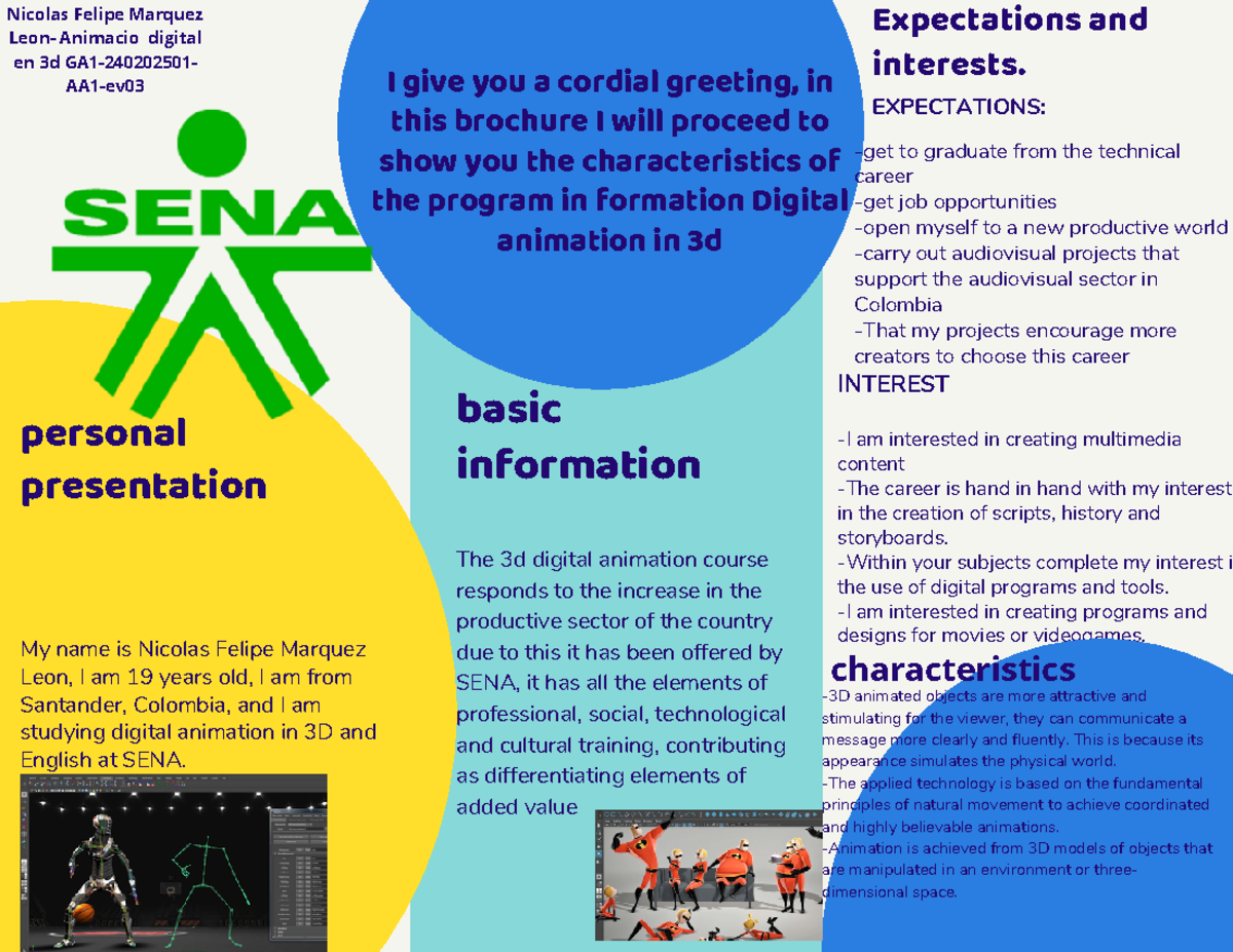 Personal presentation -I am interested in creating multimedia content ...