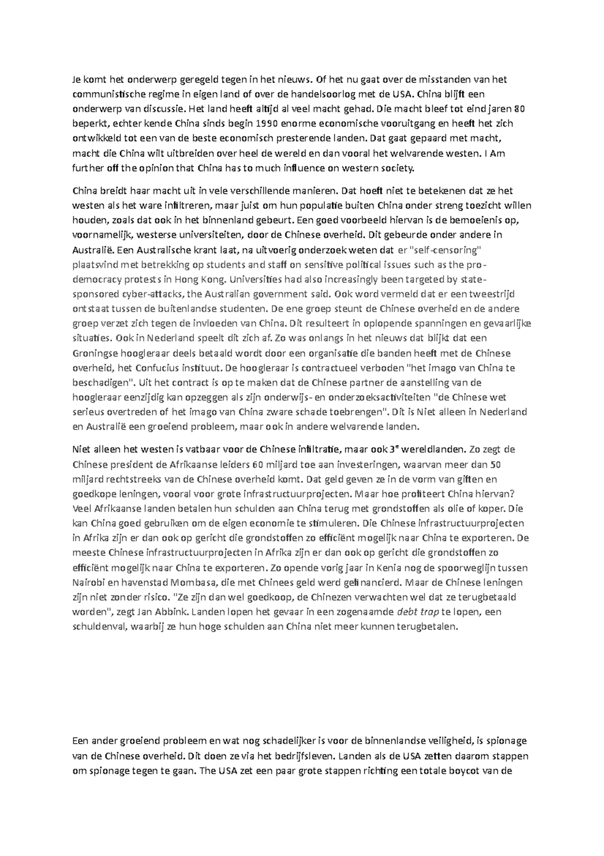 Engels betoog - Je komt het onderwerp geregeld tegen in het nieuws. Of ...