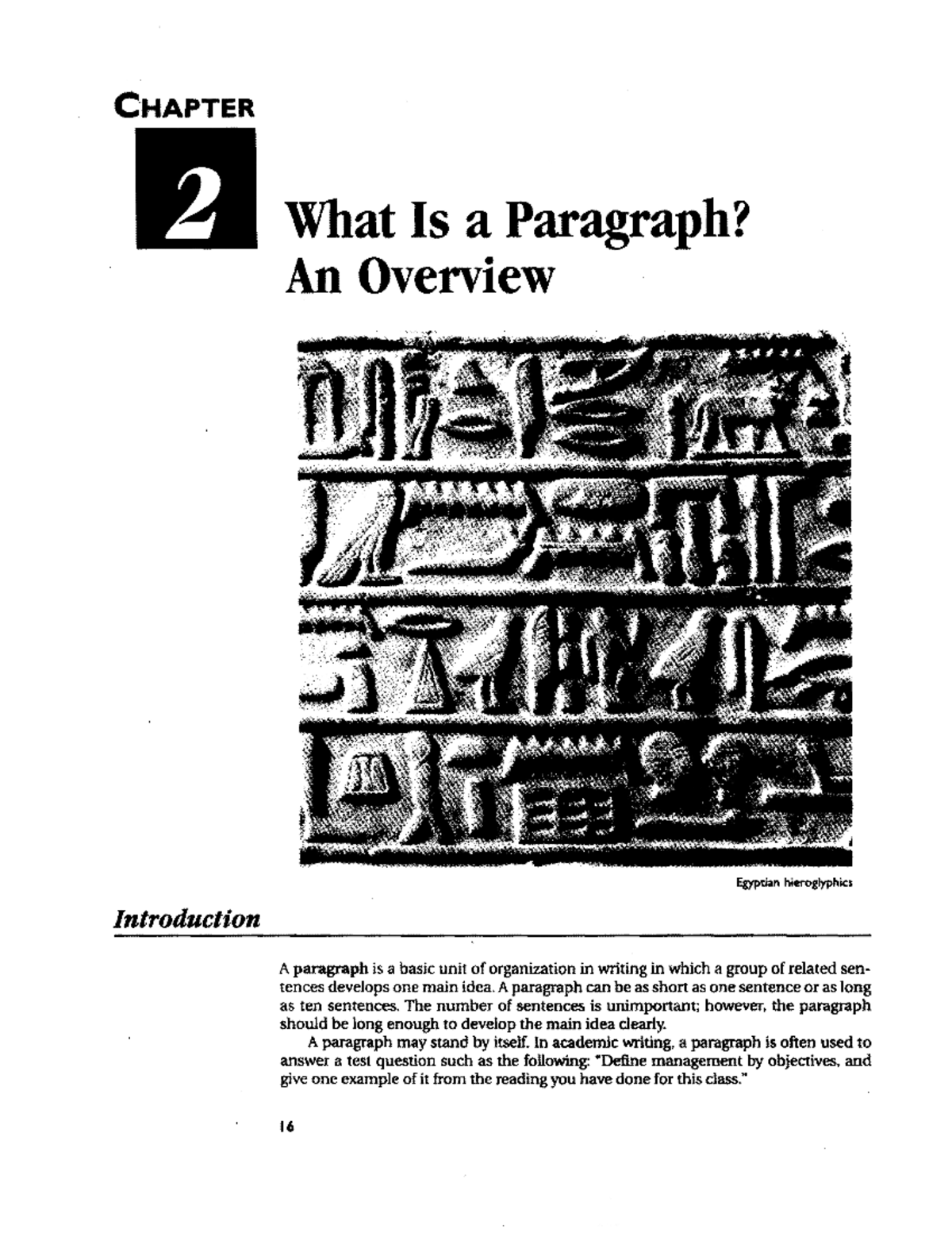 Wri Academic Eng- Oshima- Chap 2 - CHAPTER 2 What Is a Paragraph? An Overview MAY HILL 11 THE ...