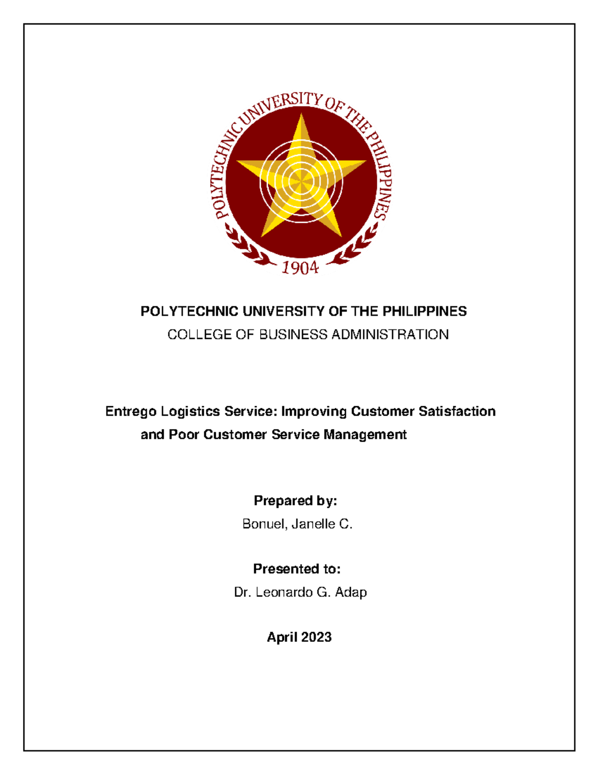 MM 1 2N Group 4 CASE Studies Compilation - POLYTECHNIC UNIVERSITY OF ...