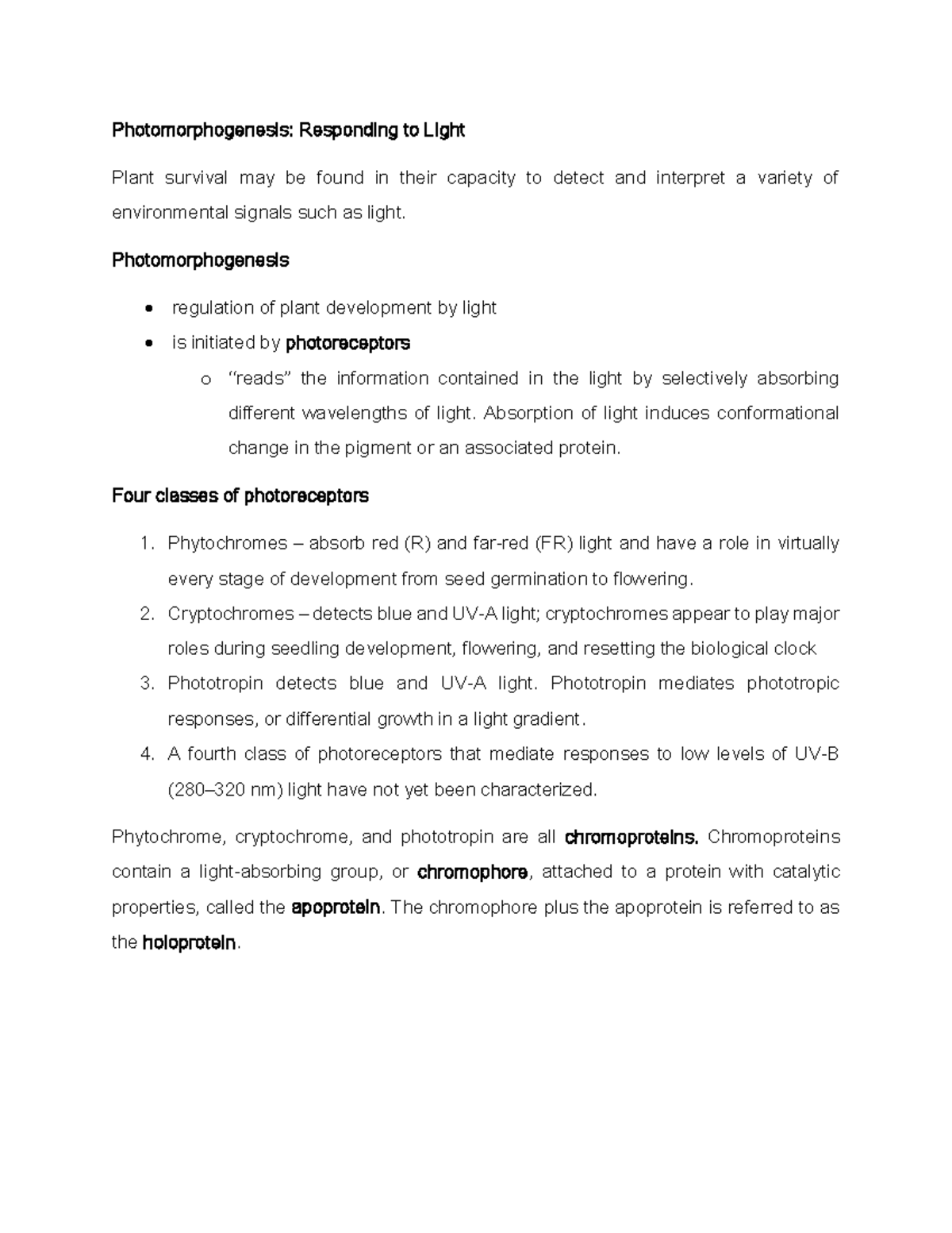 Photomorphogenesis - phytochrome - Photomorphogenesis: Responding to ...