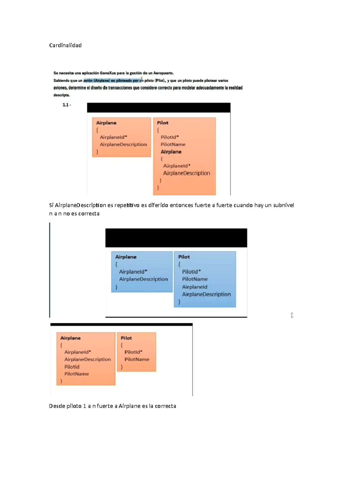 Cardinalidad - bases - Cardinalidad Si AirplaneDescription es ...
