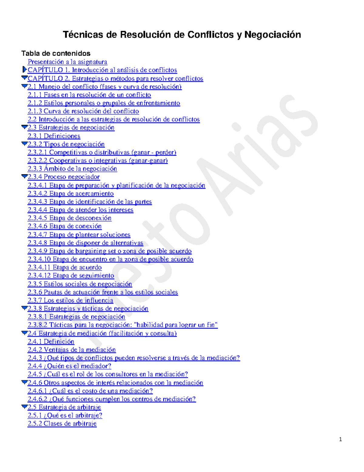6 Técnicas de Resolución de Conflictos y Negociación - Técnicas de Resolución de Conflictos y ...