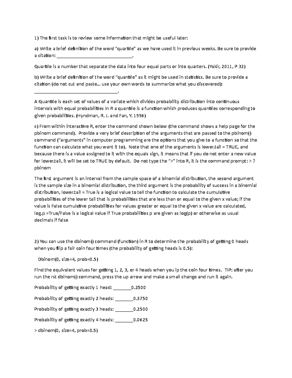 Math 1280 Written Assignment Unit 6 The First Task Is To Review Some