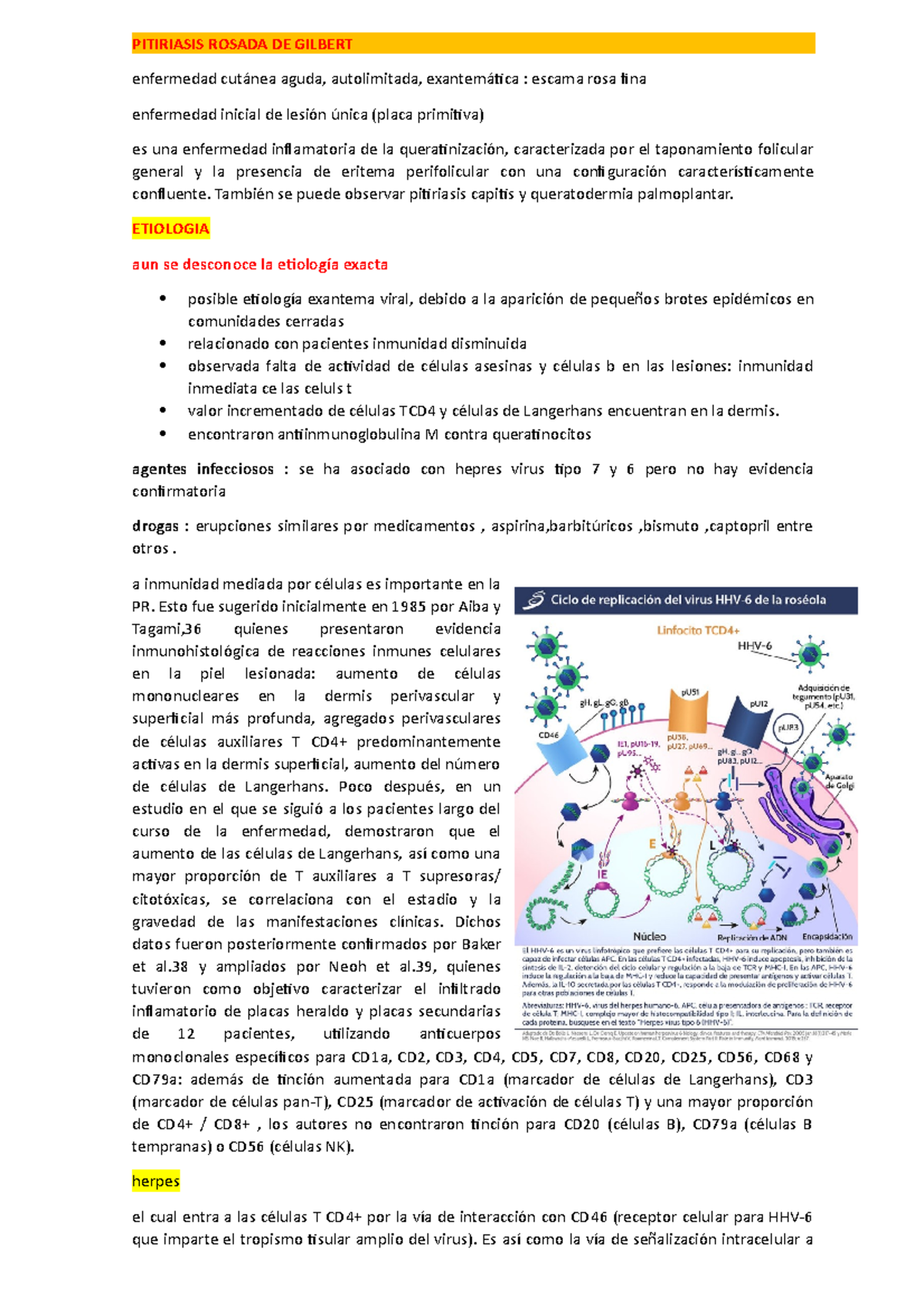 Pitiriasis Rosada DE Gilbert - PITIRIASIS ROSADA DE GILBERT enfermedad ...