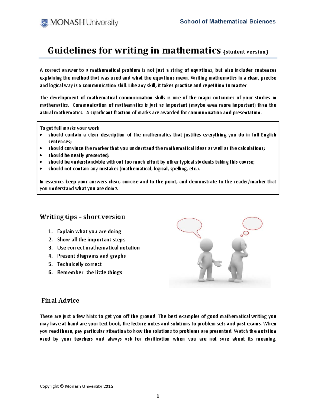 Student Writing Guide - I have posted the recording and the slides from ...