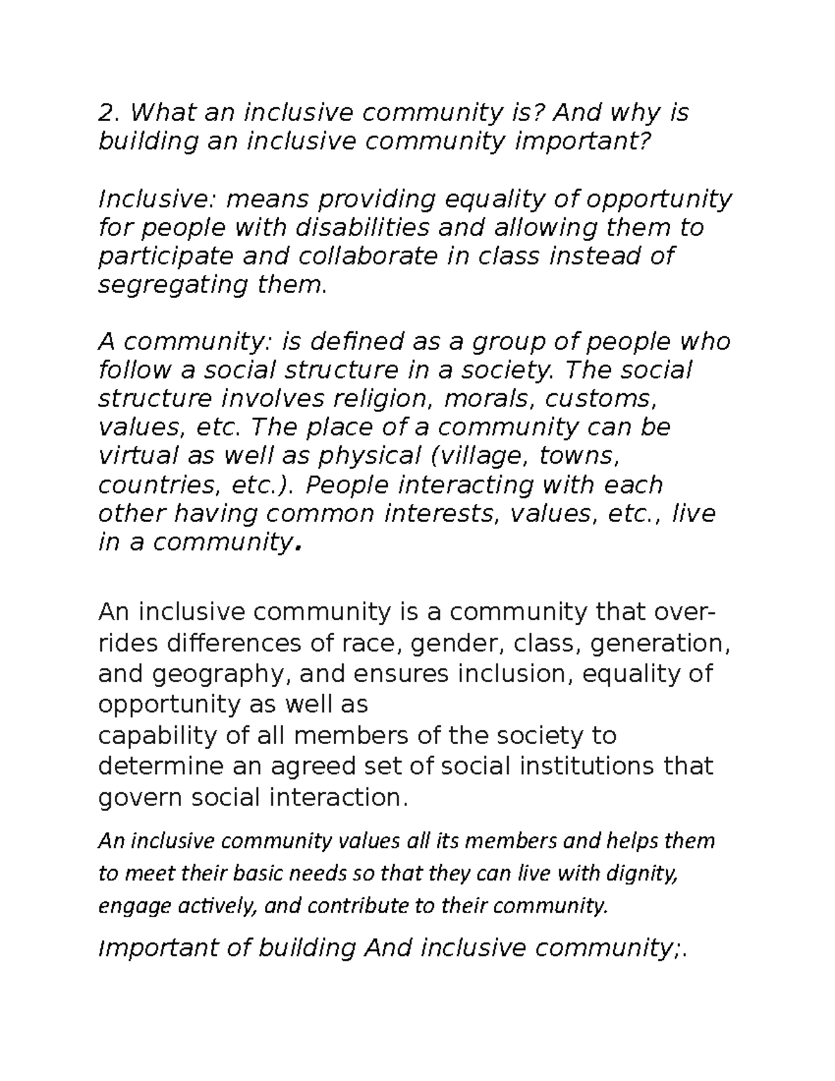 Goray - What an inclusive community is? And why is building an ...