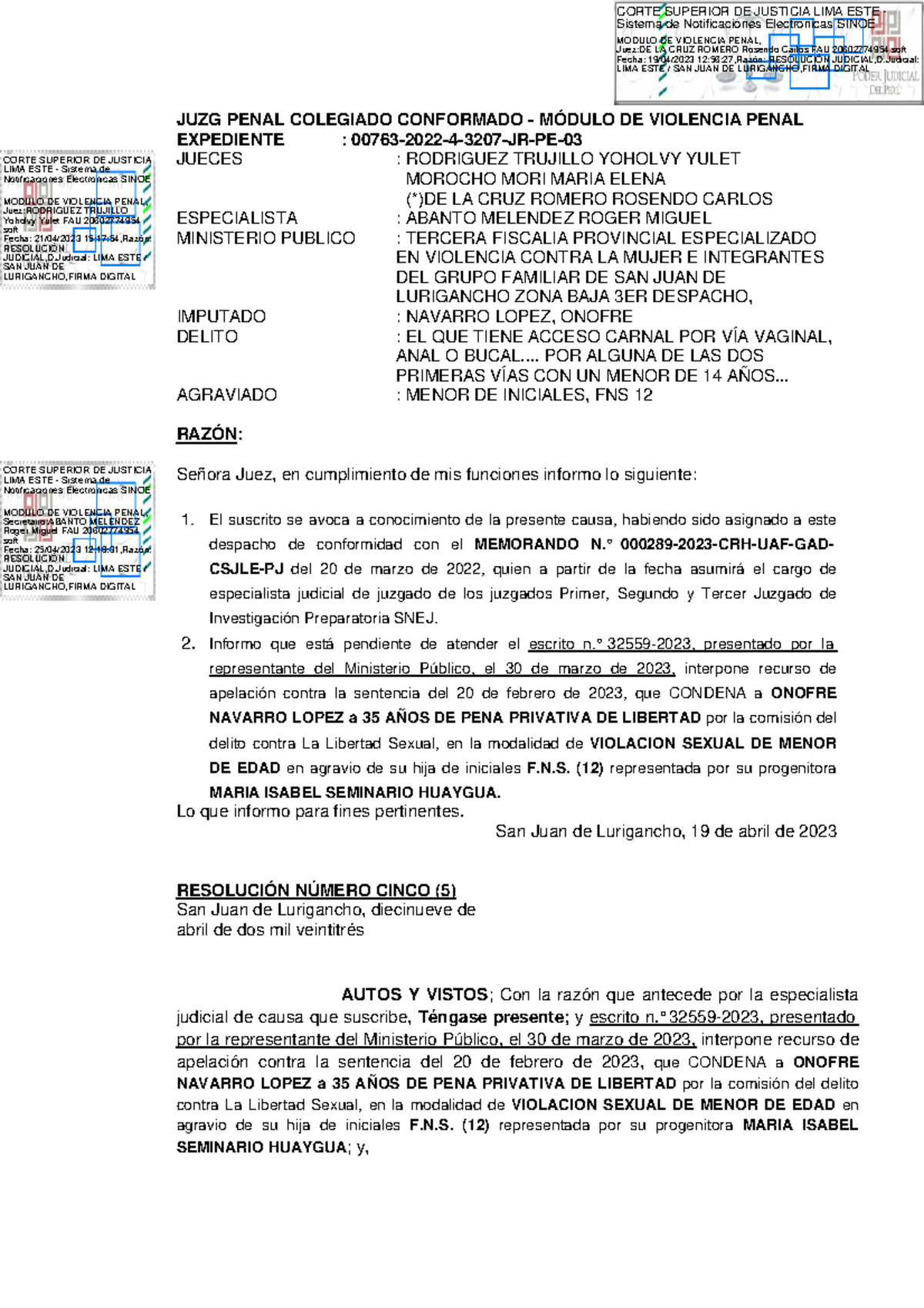 Exp. 00763-2022-4-3207-JR-PE-03 - Resolución - 179078-2023 - JUZG PENAL ...