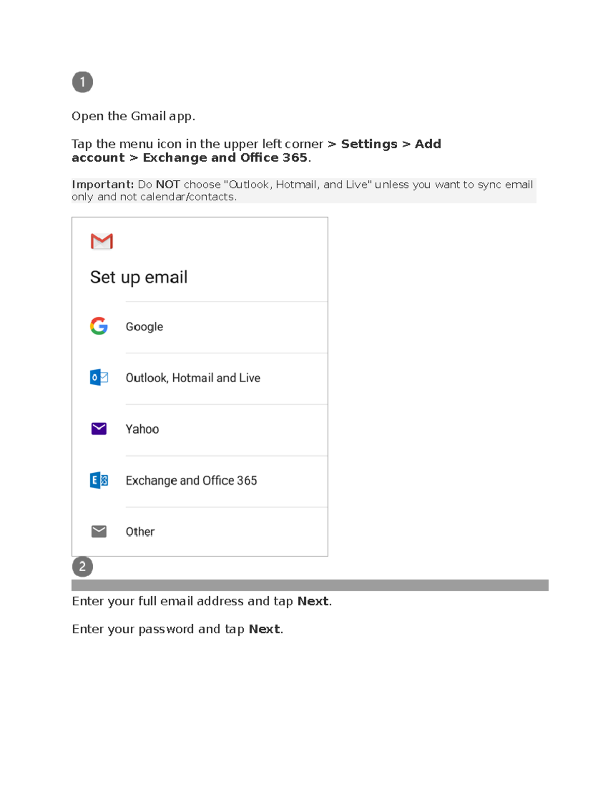 Adding Email to your Android Device - Open the Gmail app. Tap the menu ...