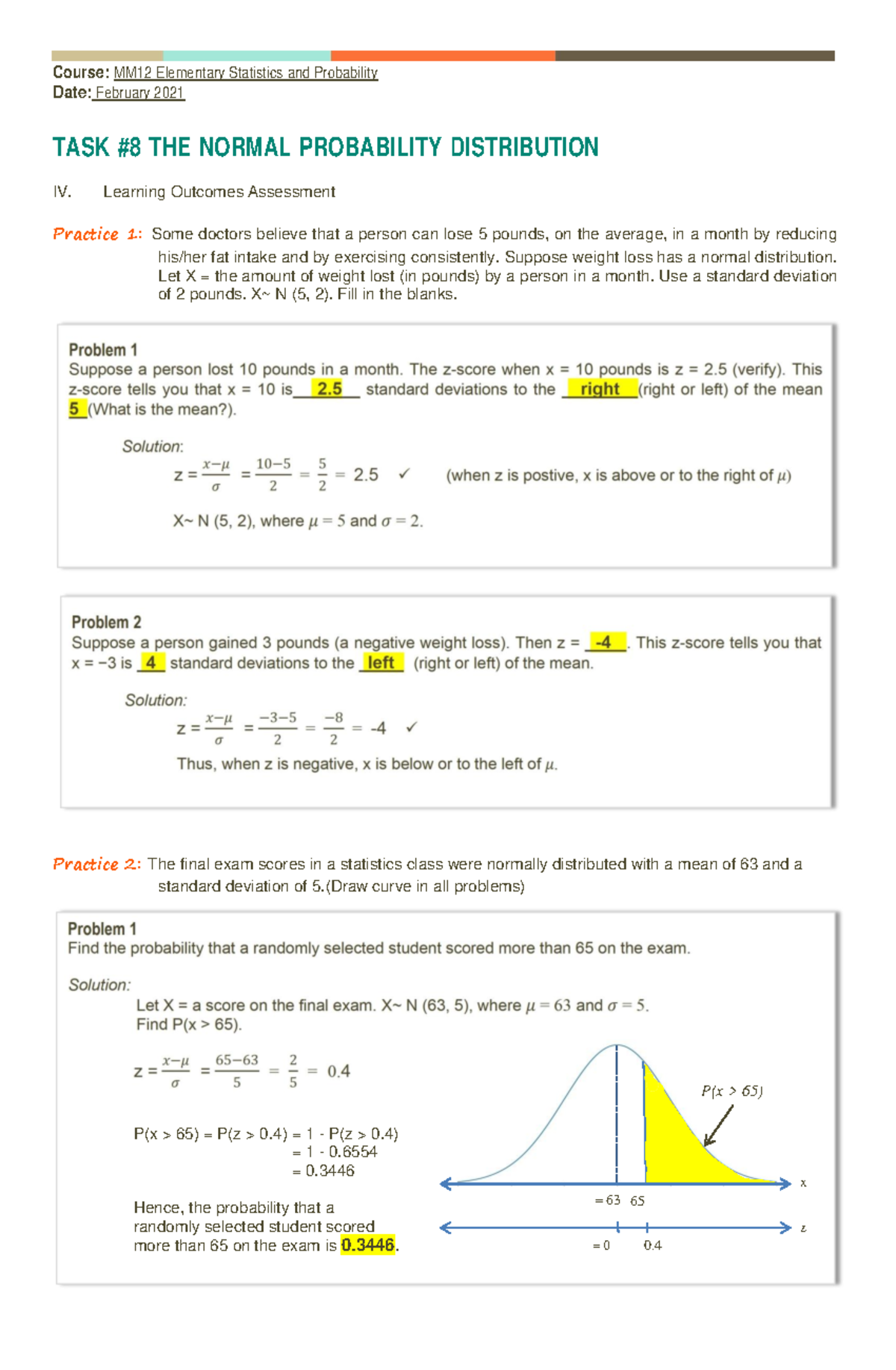 The Normal Probability Distribution - Elementary Statistics ...