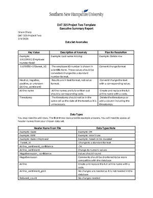 Sharp DAT 375 2-2 Journal - Grace Sharp September 9, 2024 Professor ...