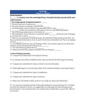 Chapter 16 - Assignments and quizzes - Psychology Chapter 16: Therapy ...