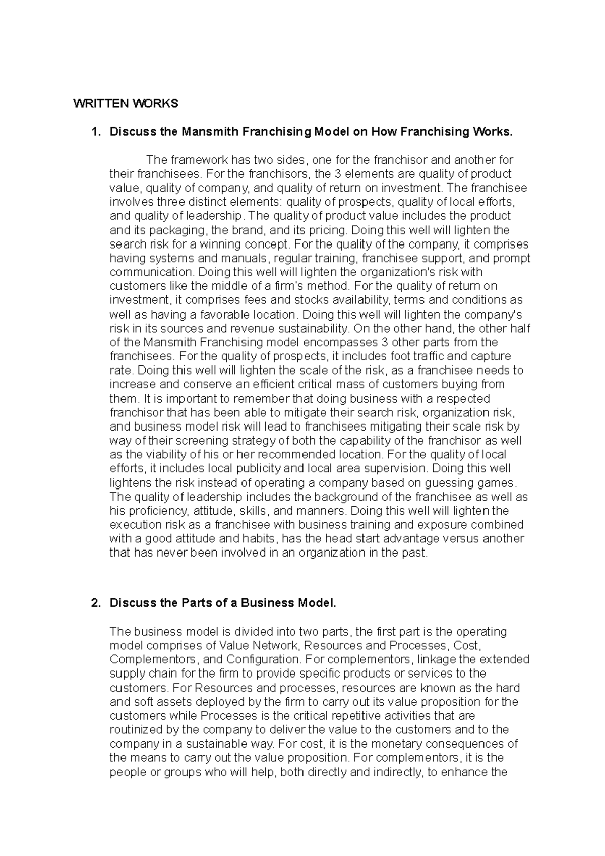 Entrep module 5 - Entrepreneurial Mindset - ANTEO - Studocu