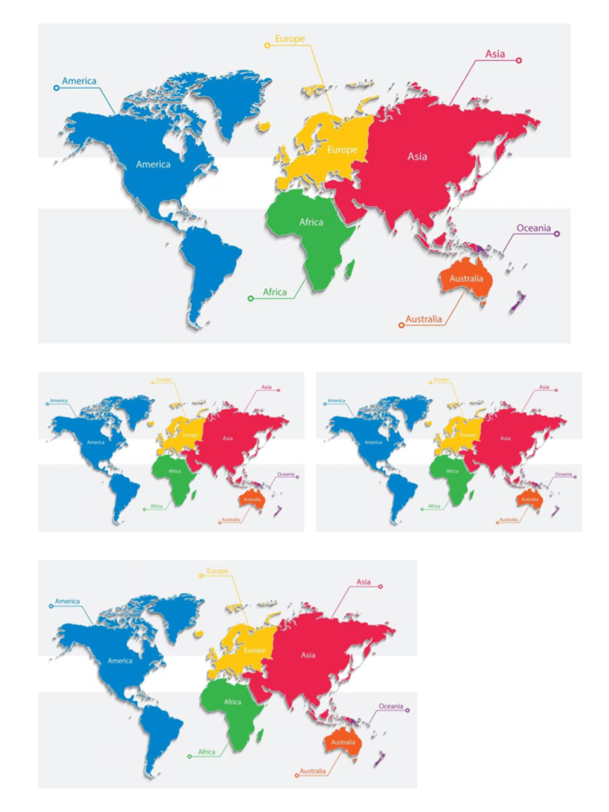 Mapa mundi varios tamaños a color - Geografía histórica - Studocu