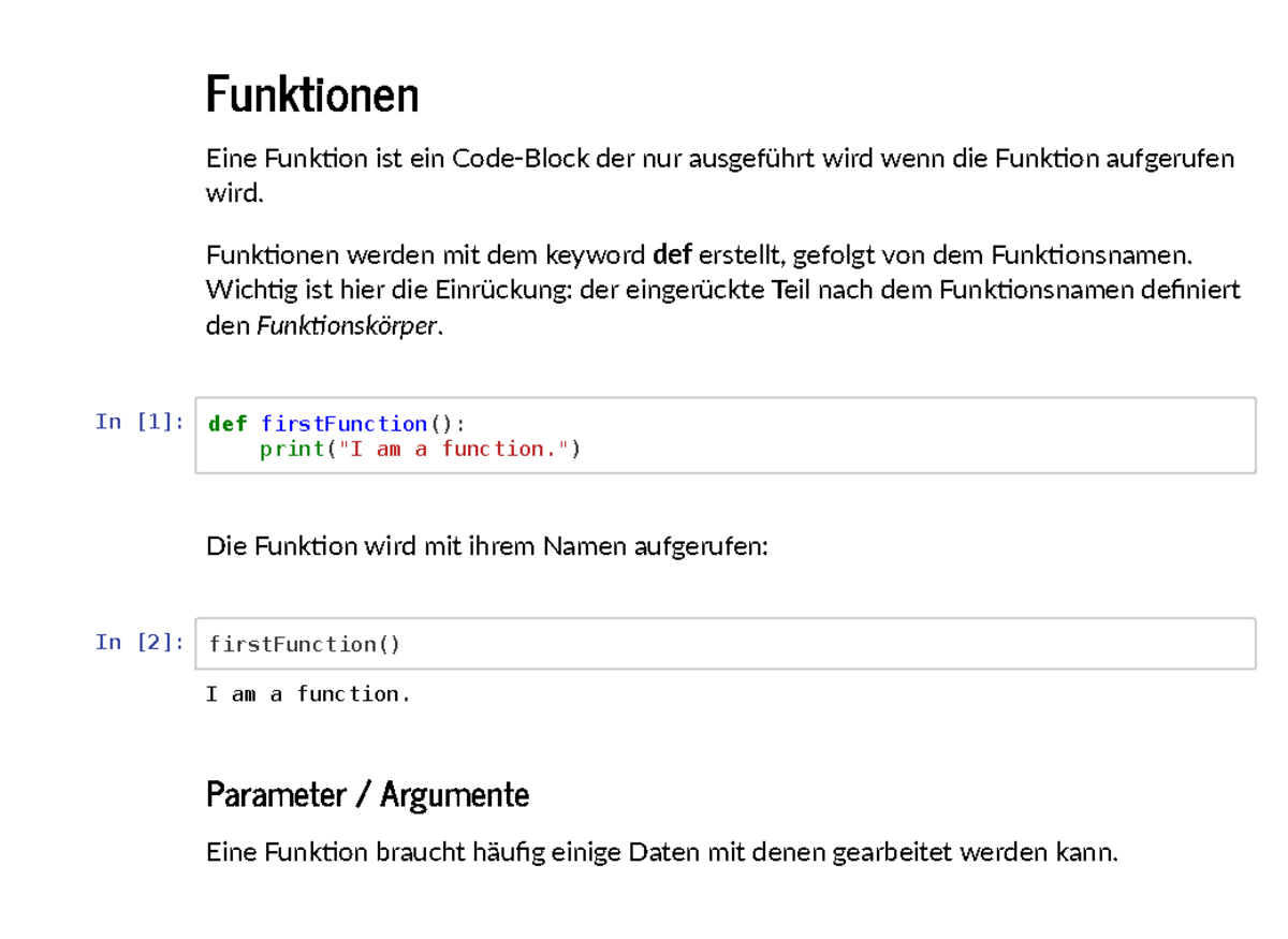 De Neumaier Python Funktionen Klassen - FunktionenFunktionen Eine ...