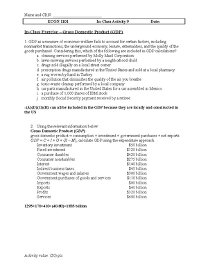 7Q) ECON 1101 In-Class (MPL) - Name and CRN: ECON 1101 In-Class Activity 7 Date: In-Class ...