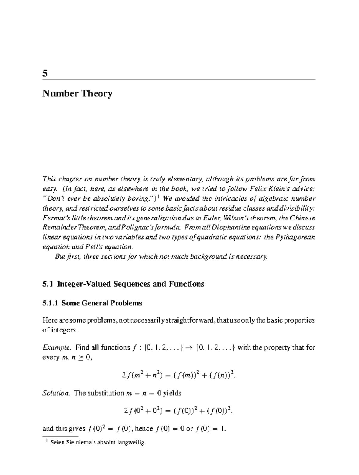 Number theory full chapter of Olympiad mathematics - 5 Number Theory ...