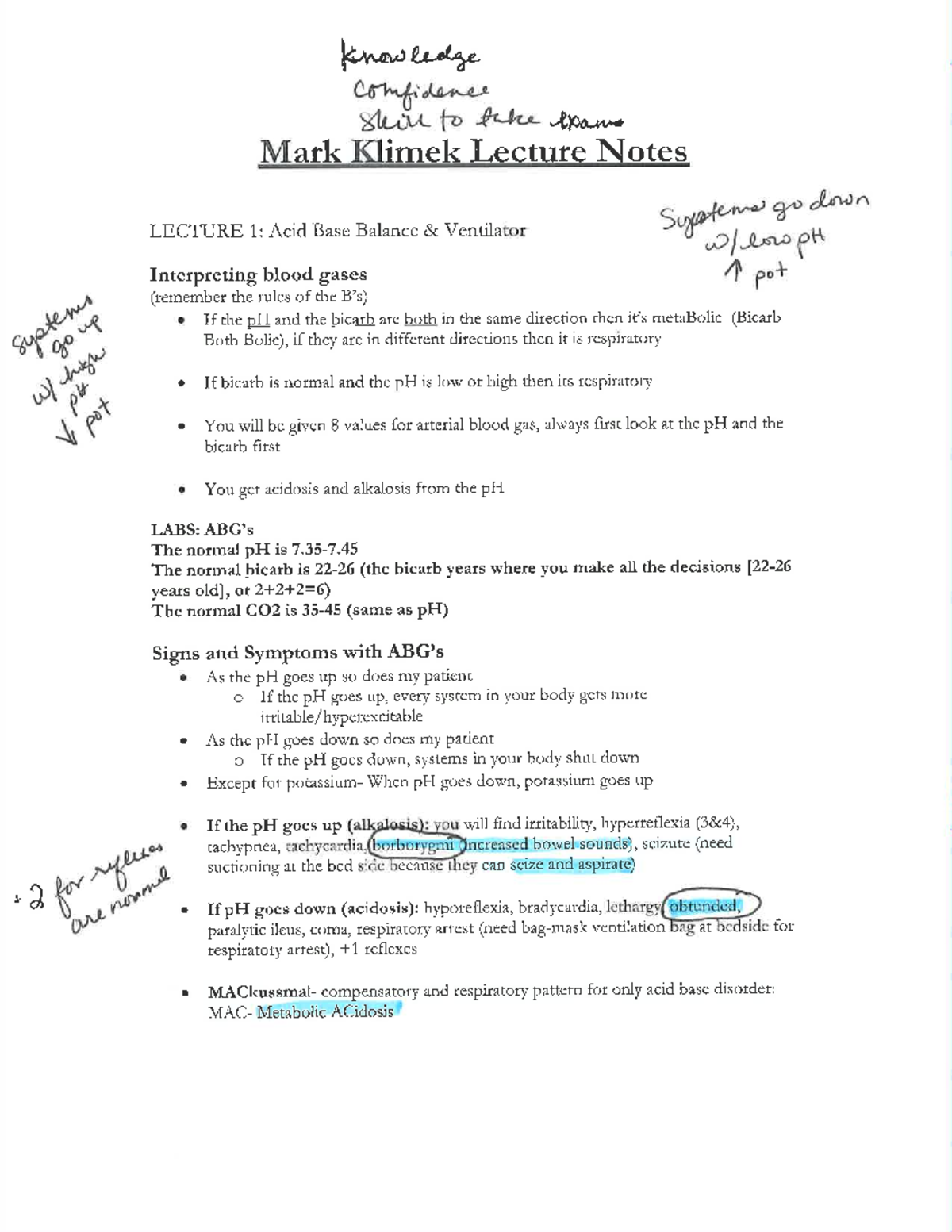 Mark K Notes - NCLEX1 - Studocu