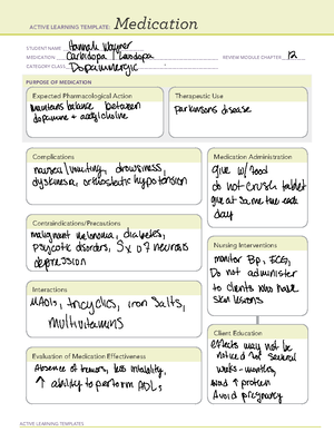 ATI-Heparin - ATI medication template heparin - ACTIVE LEARNING ...