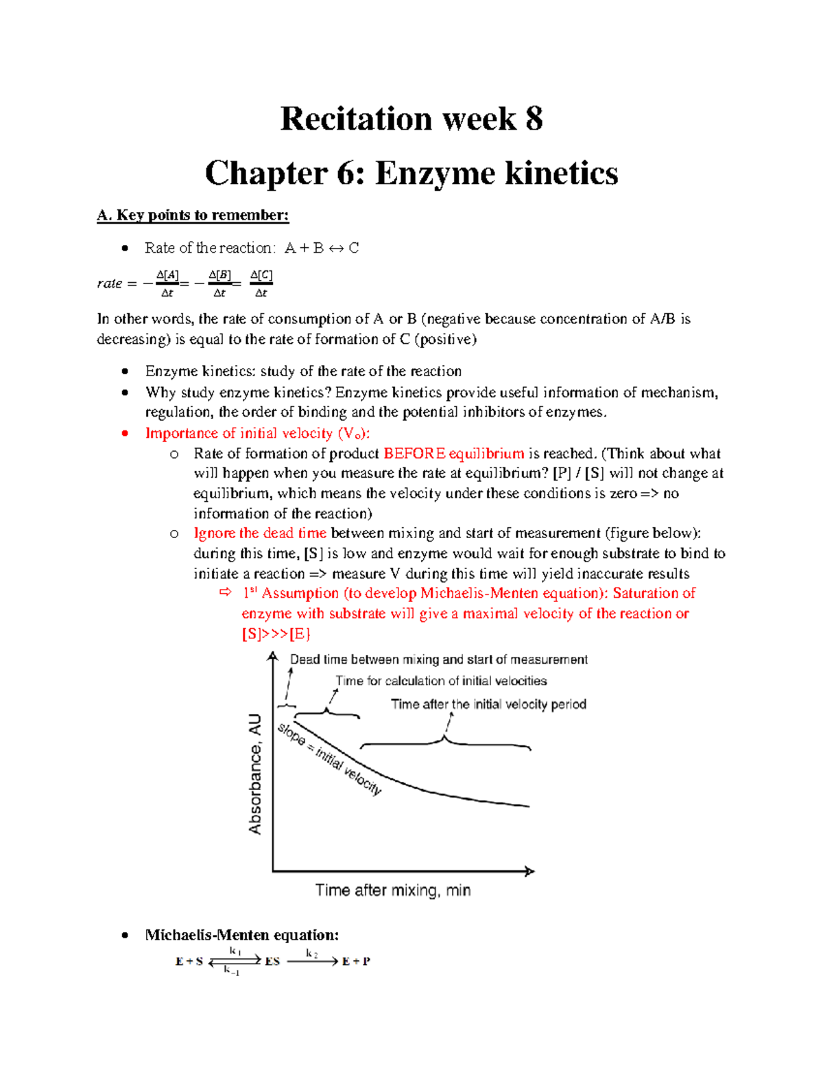 Recitation week 8 (Chapter 6) - Warning: TT: undefined function: 32 Recitation week 8 Chapter 6 ...