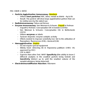 Mls content guideline - Course work - MEDICAL LABORATORY SCIENTIST, MLS ...