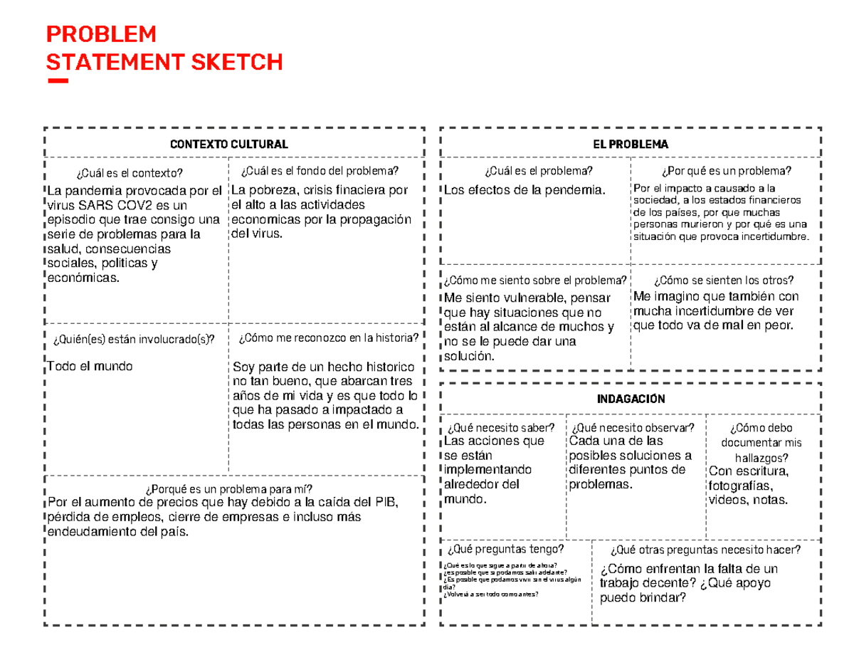 Problem Statement Sketch Problem Statement Sketch ¿cuál Es El 9767