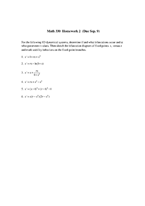 MATH330 2017-2018 Homework 3 - Math 330 HW 3, Due Thursday, September ...