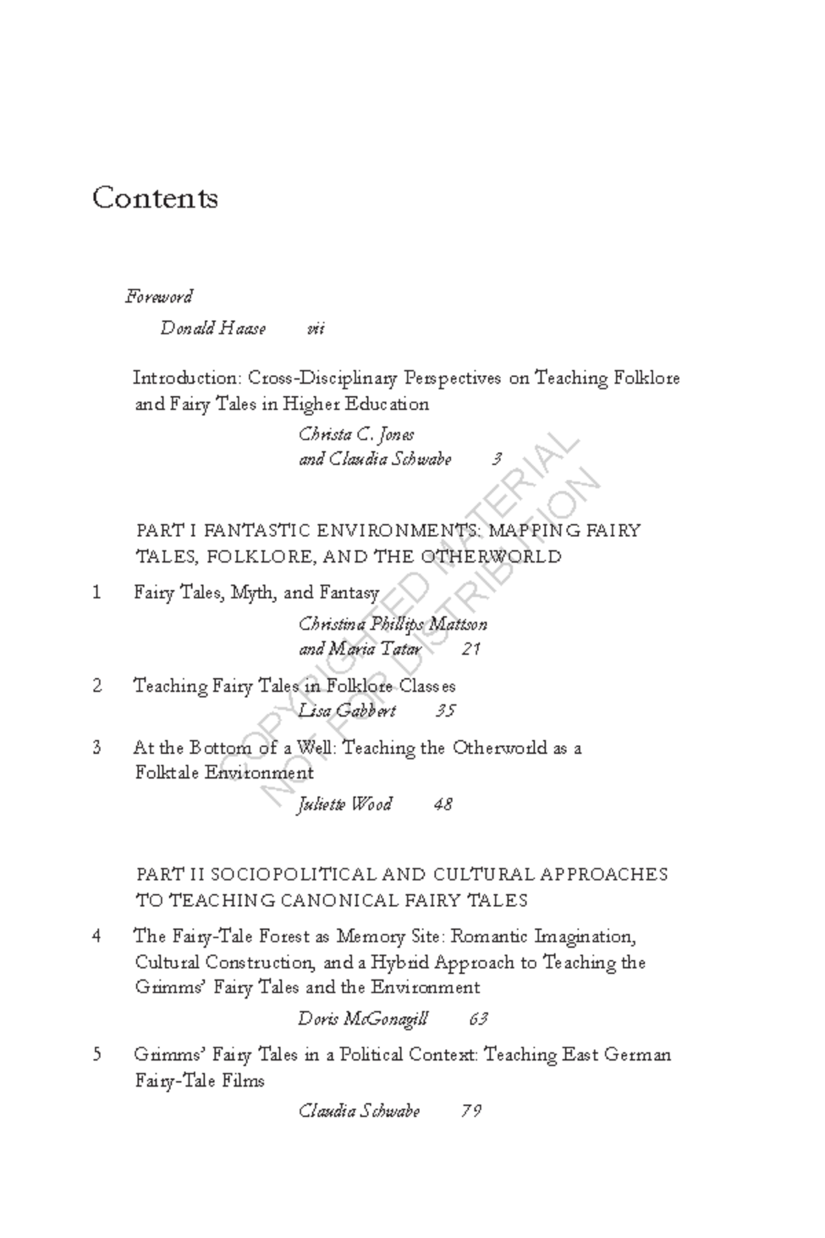 9781607324812 sample - Contents Foreword Donald Haase vii Introduction ...