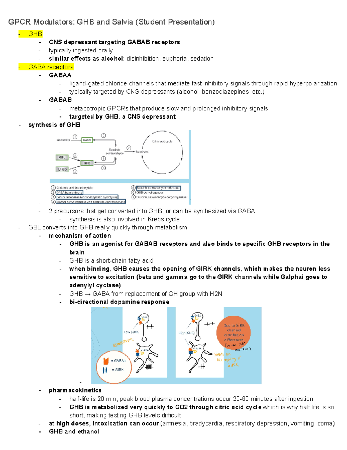 N Eurosc C177 GPCR Modulators Notes - GPCR Modulators: GHB and Salvia ...