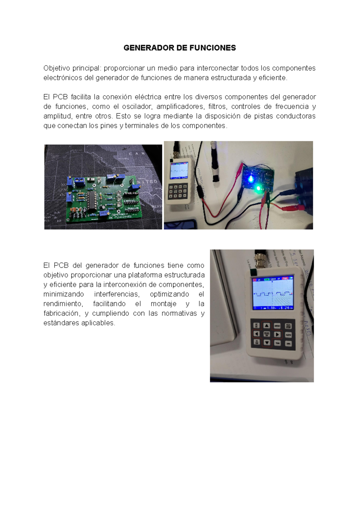 Generador DE Funciones - GENERADOR DE FUNCIONES Objetivo principal ...