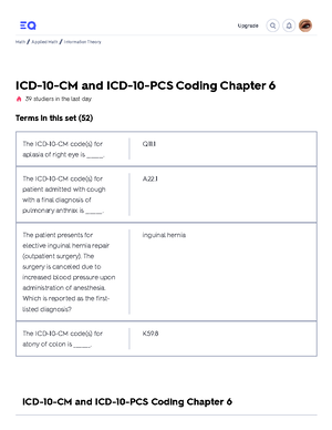 ICD Test 3 Study Guide - Test 3 - Chapters 11- Due No due date Points ...