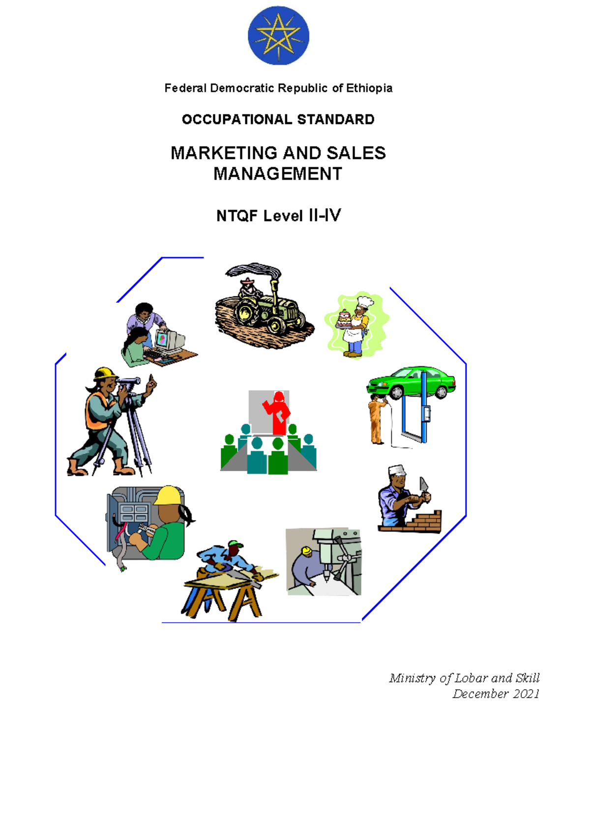 Pdfcoffee.com os-marketing-level-ii-iv-pdf-free (1) - Federal Democratic Republic of Ethiopia ...