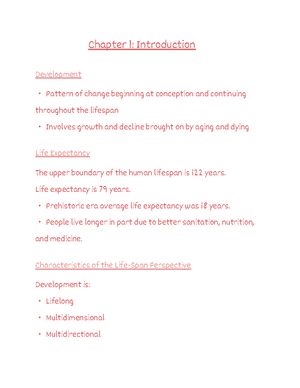 Sample Lifespan Review Project - Lifespan Review Project Natalia Suazo Ivy Tech PSYCH 201 ...