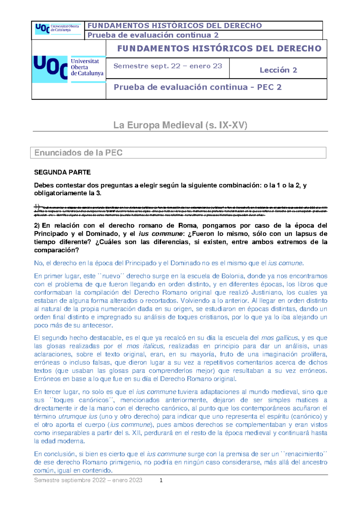 PEC 2 FHD UOC - Pec 2 FHD - Semestre septiembre 2022 – enero 2023 1 ...