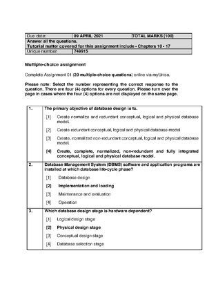 INF3703 Quizlet 2022 - questions and answers - The mainframe ...