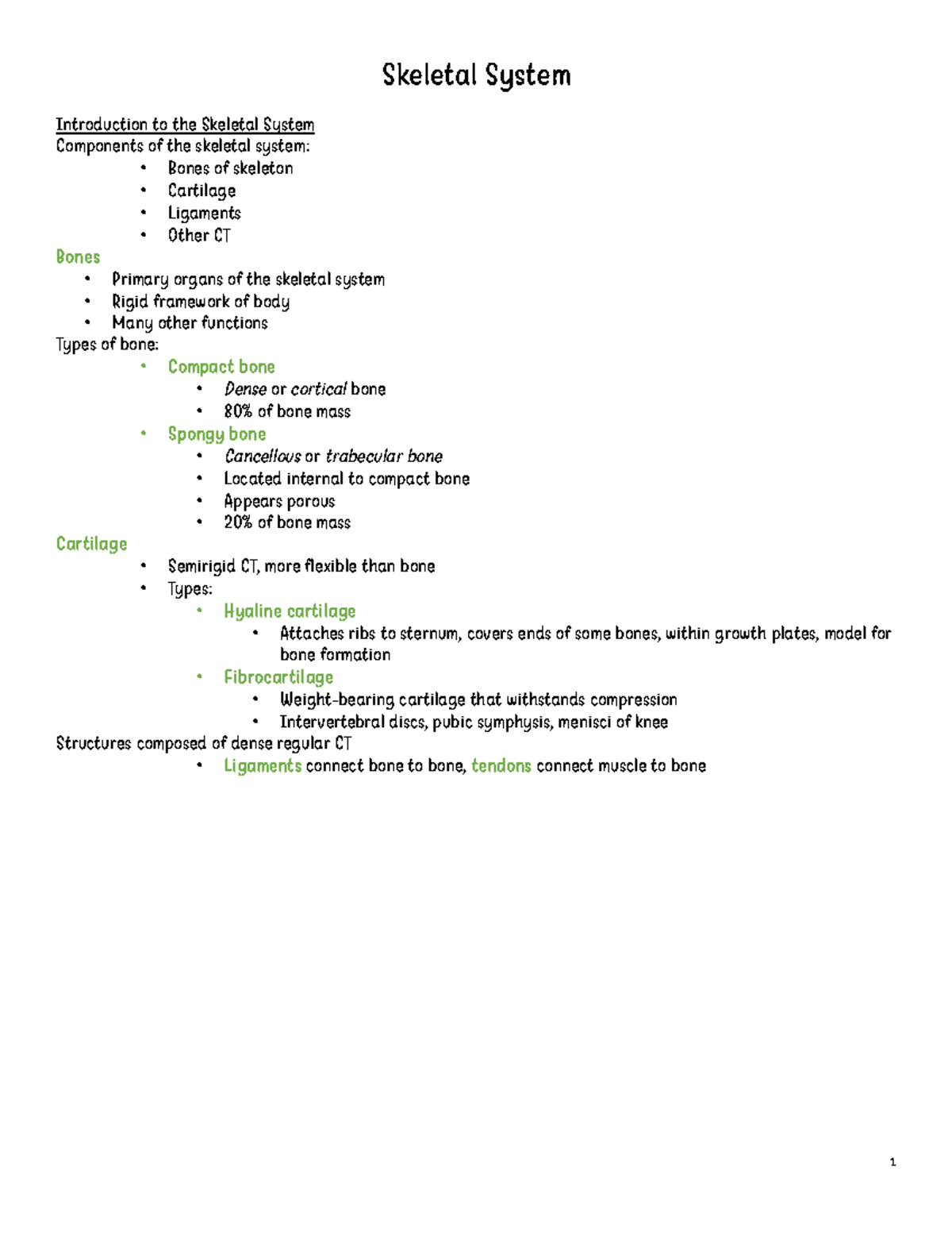 Anatomy - Unit 3 - BIOL 2414 - Studocu