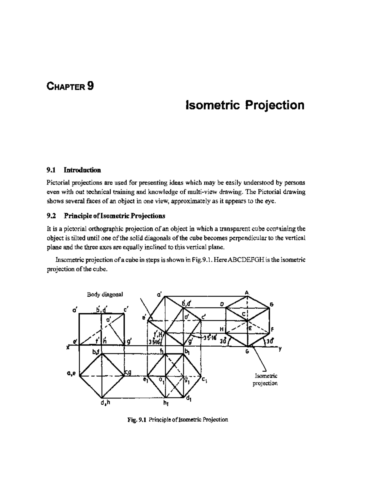 Isometric projection - CLASS NOTES - Diploma in Information Technology ...