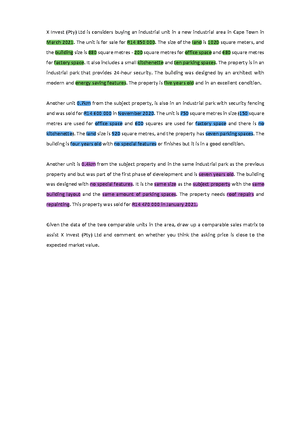 A1 Memo - 2019 - A1 2019 Memo - A1 Memo - 2019 Question 1 i. Financial ...