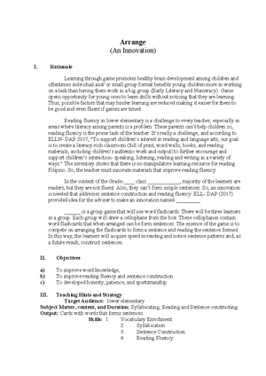 Program FLOW - “PROGRAM FLOW” (General Assembly Activity) “AGPA- ILA ILA” The ”Agpa- ilaila” is ...