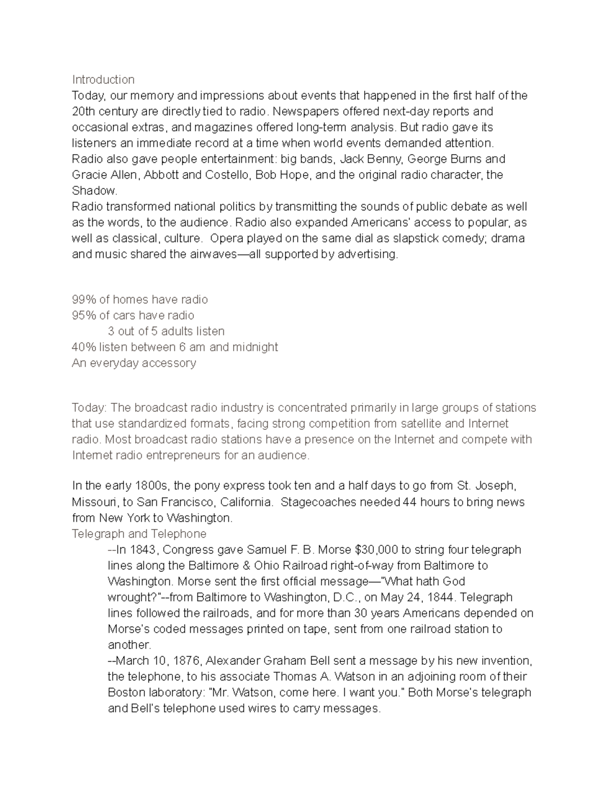 Mc chapter 6 notes - Michel little spring 2023 MC 101 - Introduction ...
