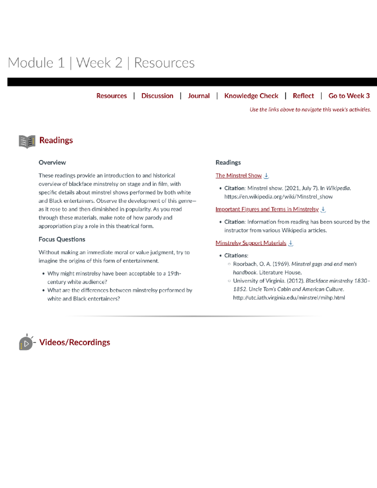 Module 1 Week 2 Resource - MUS 101 - Studocu