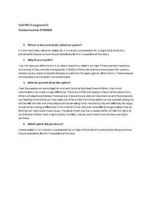 Assessment 5-716559 - SUS 1501 Assignment 5 - Assignment 05 SUS1501 ...